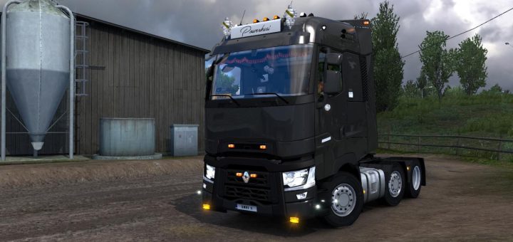 Renault T Light Improvements / Lowered Chassis 1.35.x ETS2 - Euro Truck Simulator 2 mod / ETS2 mod